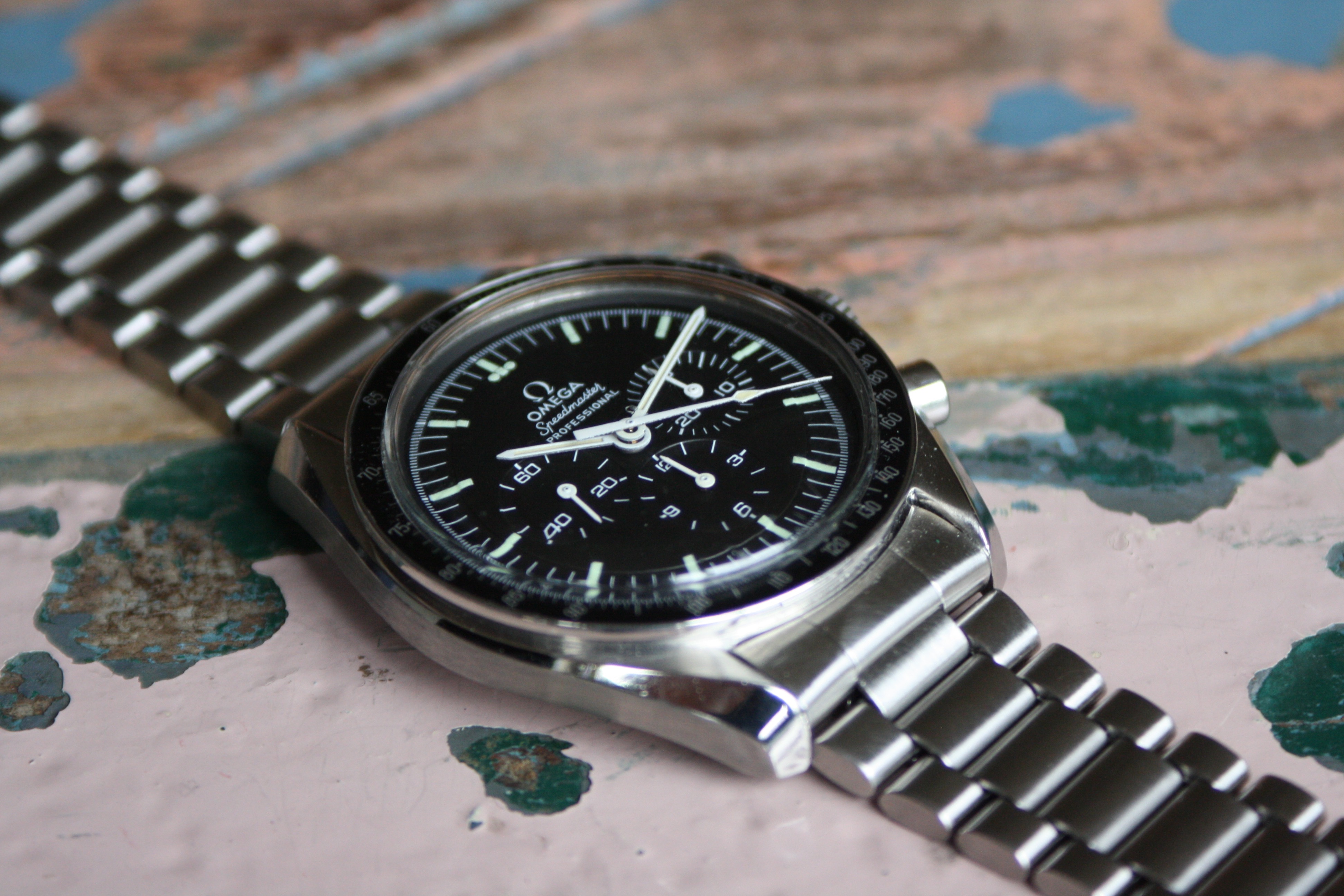 1971 omega speedmaster professional step dial - VINTAGE TIMES AMSTERDAM